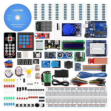 LAFVIN UNO Ultimate Starter kit for Arduino UNO R3 Mega2560 Mega328 ...