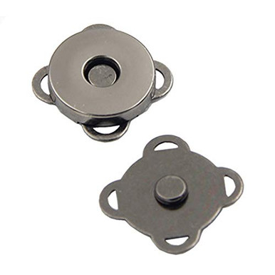 24 Sets Sew in Magnetic Plum Bag Clasps Button Snaps for Purses Handbag ...