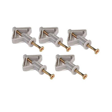 100/50Pcs Hollow Plasterboard Wall Anchors Plugs and Screws Tube Pipe ...