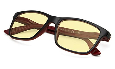 Computer Glasses Men Women - Block Blue Light Readers - Clear Lenses ...