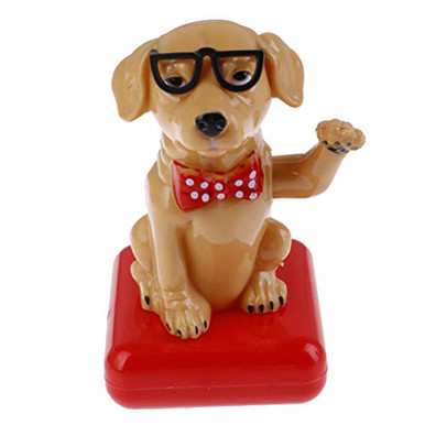 CoscosX 1 Pc Solar Powered Dancing Dog Animal Dolls Swinging Animated ...