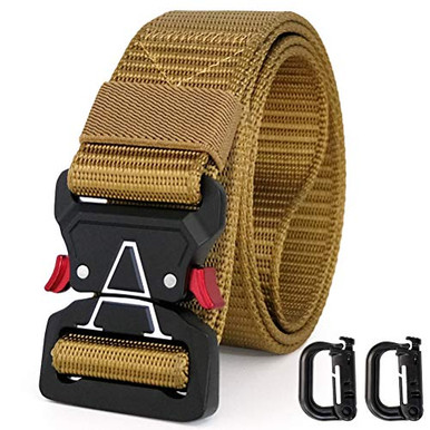 Mens Tactical Belt Military Style Heavy Duty Tactical Belt for Men with ...