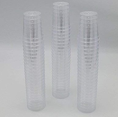 Premium Disposables Plastic Shot Glasses Tasting Sampling Disposable ...
