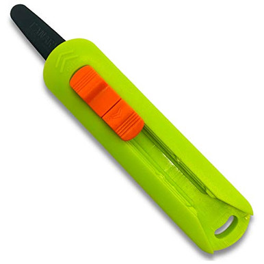 CANARY Cardboard Box Cutter Retractable Small Blade Safety Serrated ...
