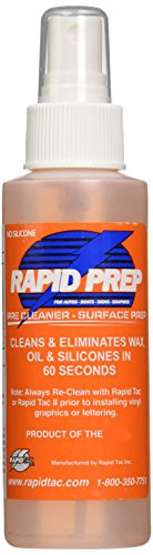 RapidTac Rapid Prep Surface Cleaner for Vinyl Graphics Wraps and Decals ...