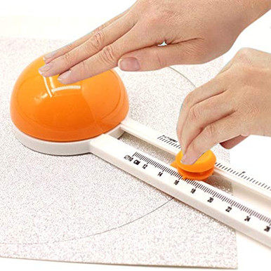 Rotary Circle Cutter Art Craft DIY Cards Making Hand Tool Circle Cutter ...