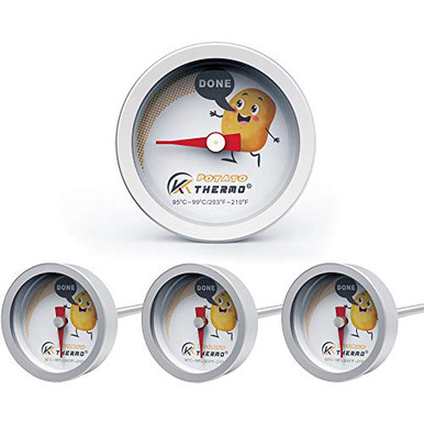 KT THERMO Potato Baking Stand Thermometer Potatoes/Potato Masher Mashed ...