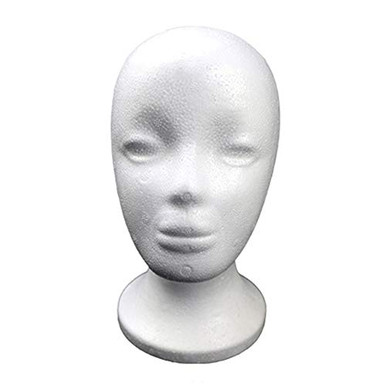 BESUFY Styrofoam HeadWig Head Display Foam Head for Glasses Hat ...