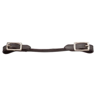 Royal King Rolled Brown Leather Curb Strap Horse Tack Equine 52-3090 ...