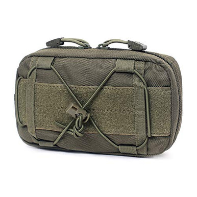 Tactical Molle Horizontal Admin Pouch Compact 1000D Utility EDC Tool ...