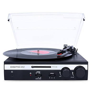 DIGITNOW! Turntable Vinyl LP Record Player/Converter with Pitch Control ...