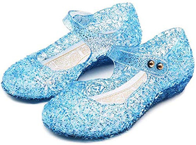 Amtidy Frozen Inspired Elsa Flats Mary Jane Dance Party Cosplay Shoes ...