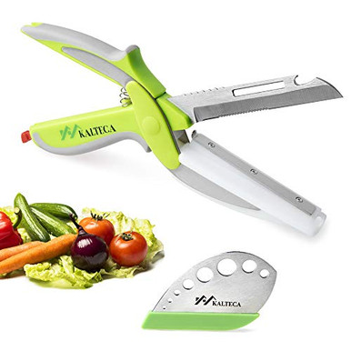 KALTECA Clever Cutter Kitchen Scissors Bundle with Herb Stripper Smart ...
