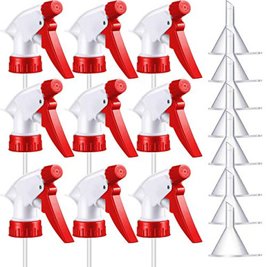 12 Pieces Trigger Sprayer Spray Bottle Top Replacement Stream Mist ...