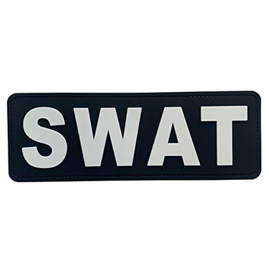 uuKen Large PVC Rubber Tactical Police SWAT Operator Team Patch 8.5x3 ...