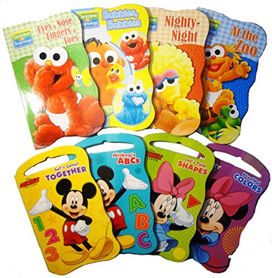 2 Set of Baby Toddler Beginnings Board Books -Sesame Street Set Plus ...