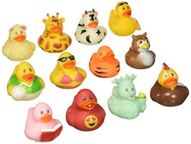Fun Express Rubber Duck 100 pc Mega Ducky Duckie Assortment ...