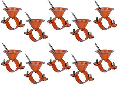 HIGHCRAFT ICF-DQ34-10 Bell Hanger Copper Coated Steel for 3/4 Pipe ...
