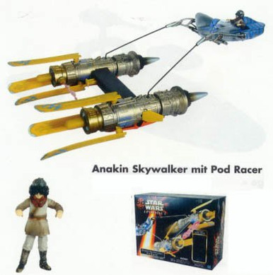 Star Wars: Episode 1 > Anakin Skywalkers Pod Racer with Anakin Vehicle ...