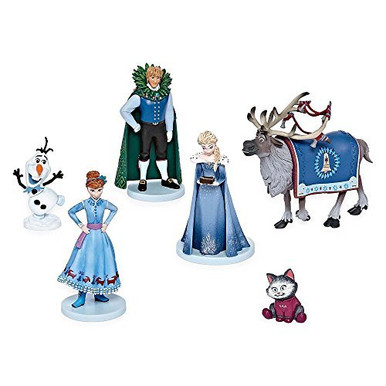 Disney Collection Olaf's Frozen Adventure 6 Piece Figurine Playset Olaf ...