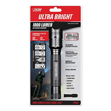 Feit Electric FL1000 Ultra Bright 1000/260 Lumens 3-Cell C Zoomable ...