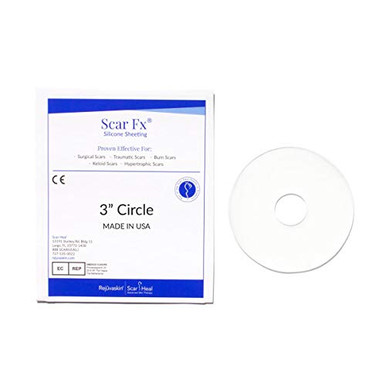 Scar Fx Silicone Scar Therapy Size Of Patch 3 inch Breast Circle ...