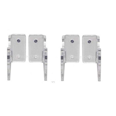 LEIPUPA 2 Pair Toy Rifles Holder/Musket Brackets/Rifles Wall Mount ...