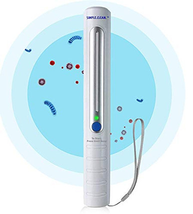 UV Light Sanitizer Wand Portable UV-C Disinfection Wand Germicidal ...