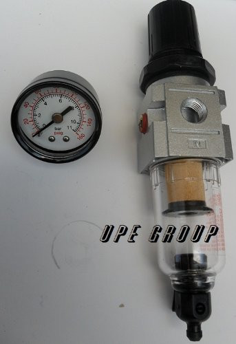 1/4 inch Mini Filter Regulator Combo compressed air line paticulate ...