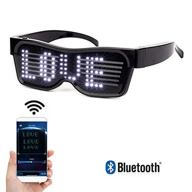Leadleds Bluetooth LED Glasses for Raves Festivals Fun Parties Sports ...
