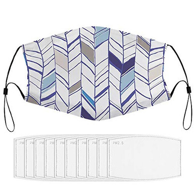 Roupaze Children Face Masks Chevron Tribal Zigzag Lines Pattern in ...