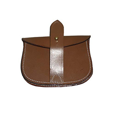 WWII British Army Sam Browne Leather Ammo Pouch for Belt Brown Color ...