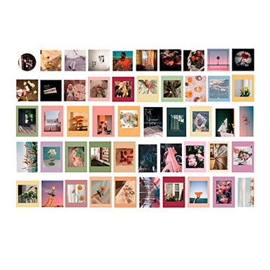 100PC Aesthetic Photo Collage Kit Wall Kit Pictures Decor Picture ...