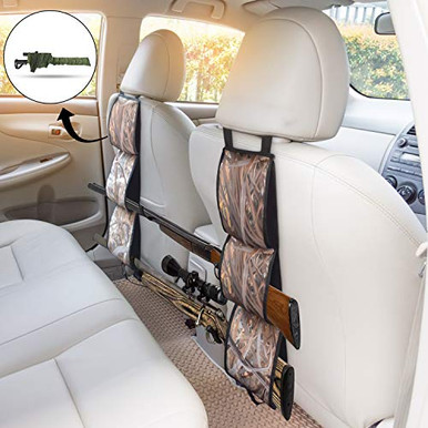 HUNTERSHARP Backseat Gun Sling w/Green Rifle Sock Truck Gun Racks Back ...