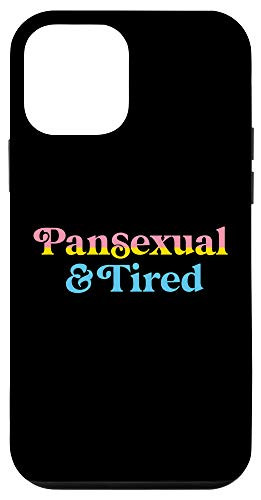 iPhone 12 mini Pansexual And Tired LGBTQIA Aesthetic Retro Pan Pride ...