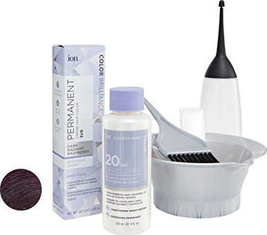 Ion 3VR Dark Radiant Raspberry Permanent Creme Hair Color 3VR Dark ...