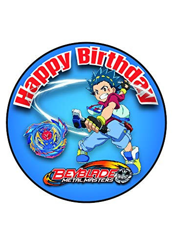 7.5 Inch Edible Cake Toppers Beyblade Themed Birthday Party Collection ...
