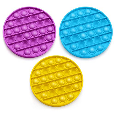3 PACK - Push Pop Bubble Fidget Sensory Toy, Fidget Toys for Kids ...