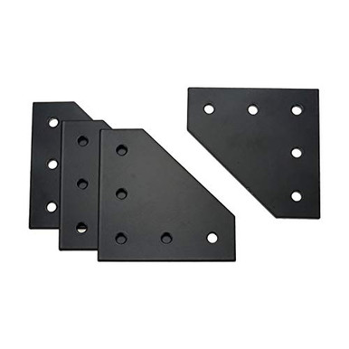 S SYDIEN 4Pcs Aluminum Alloy 5-Hole 90 Degrees L-Shaped Angle Bracket ...