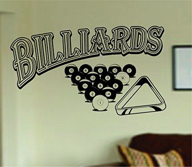 Dabbledown Decals Billiards Logo Pool Balls Billiards Snooker Cue and ...