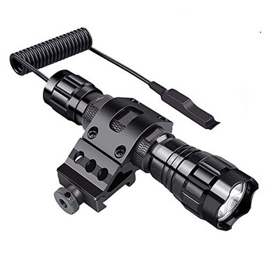 Single Mode Tactical Flashlight, 1000 Lumens LED Rifle Hunting Light ...