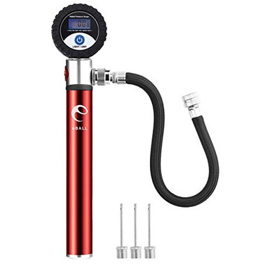 Ball Pump with Digital Pressure Gauge, Sports Ball Hand Pump with ...