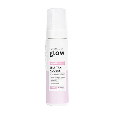 Australian Glow Self Tanning Mousse - Lightweight Self Tanner Mousse ...