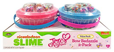 Nickelodeon CRA-Z-Art JoJo Siwa Slime Bow Bedazzle 2-Pack Buckets ...