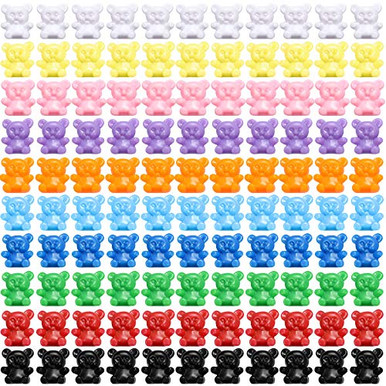 Skylety 240 Pieces Counting Bears Color Sorting Bears Kit Educational ...