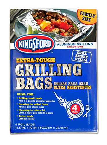 Kingsford Extra Tough Aluminum Grill Bags, for Locking in Flavors ...