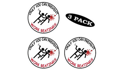 Rogue River Tactical 3 Pack Funny Hard Hat Sticker Only You Can Prevent ...