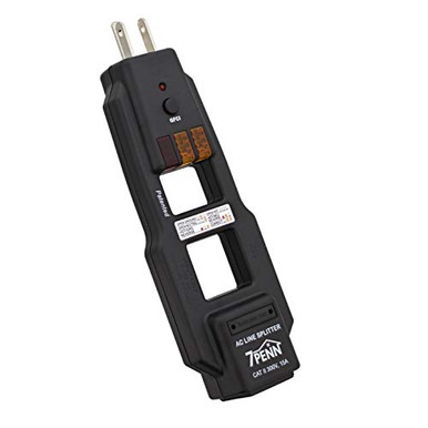 7Penn Outlet Tester with GFCI 120V - Dual Ring Receptacle Tester Socket ...