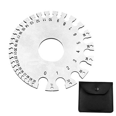 Muye Stainless Steel 0-36 Round Inspection Ruler American Standard Wire ...