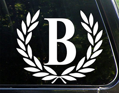 Sweet Tea Decals Letter B, Large Size, Decorative Monogram - 9" x 10 ...